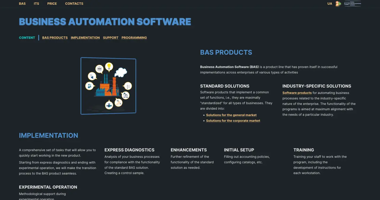 SAOB: Business Automation Software BAS